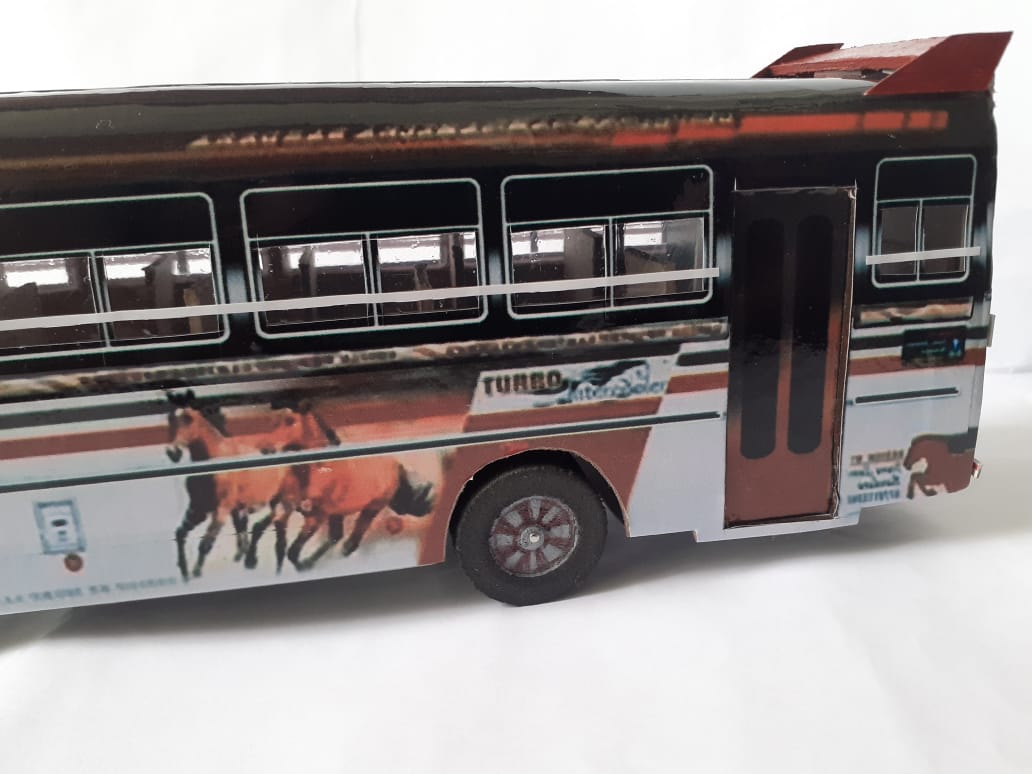 Hand made Leyland Brown Horse Bus | Daraz.lk