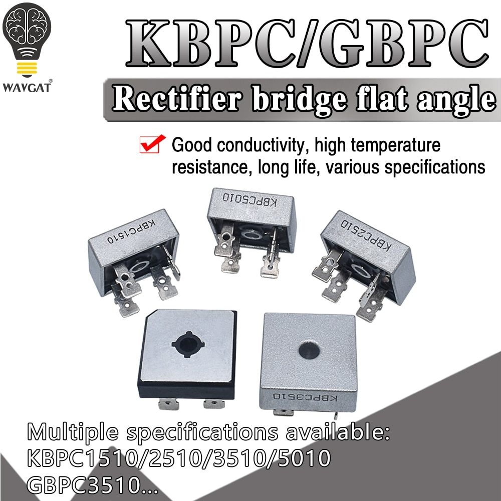 KBPC5010 KBPC3510 Rectifier bridge pile KBPC1010/1510/2510/610 GBPC3510 ...