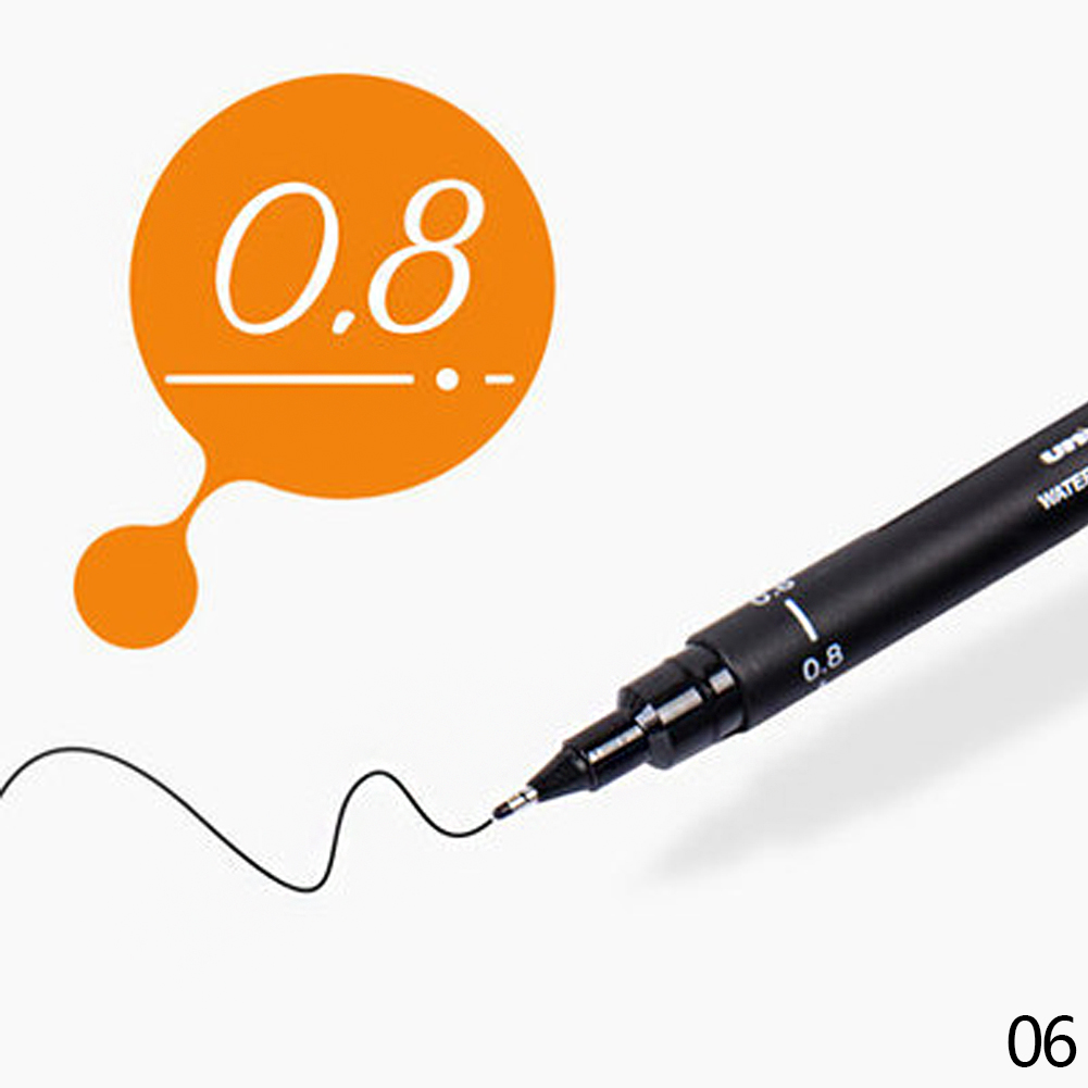 1pc Uni Pin Drawing Pen Fine Line 005 01 02 03 05 08 Needle Pen | Daraz.lk