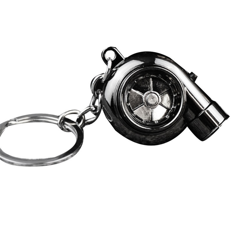 Car Turbo Spinner Keychain with Real Sound and LED Light Mini ...