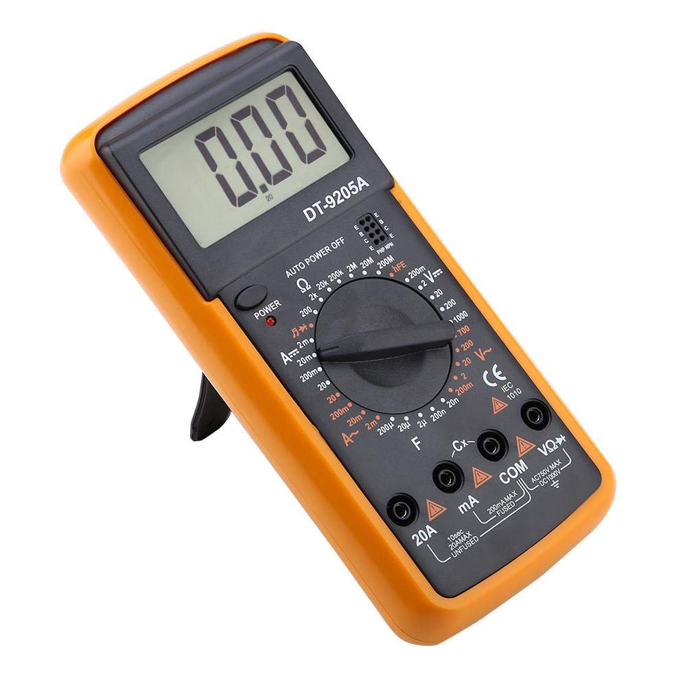 Digital Multimeter, DT9205A LCD Display Handheld Digital Multimeter AC ...