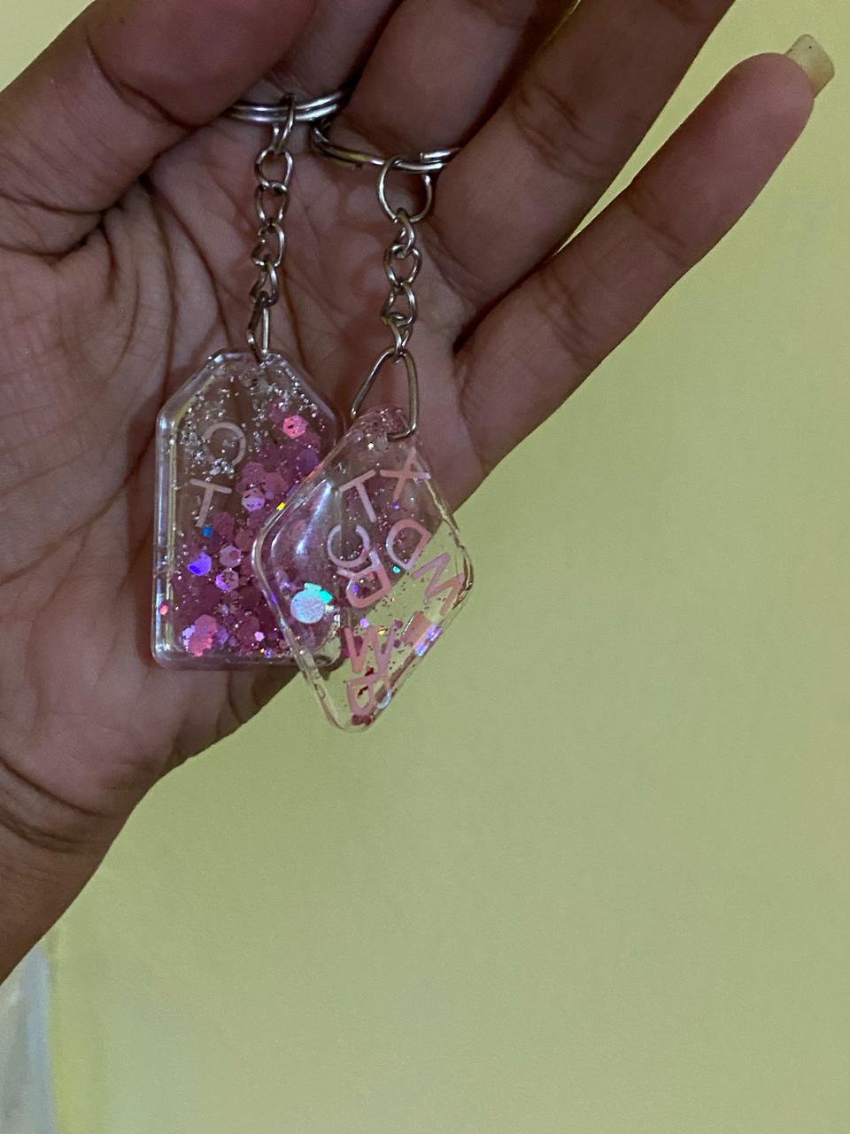 Luminous & Customized Resin Key tags | Daraz.lk