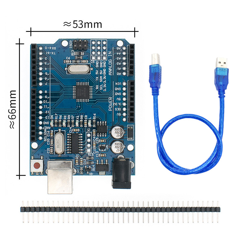 Development Board For Uno R3 Ch340gmega328p Smd Chip 16mhz For Arduino Uno R3 Usb Cable ...