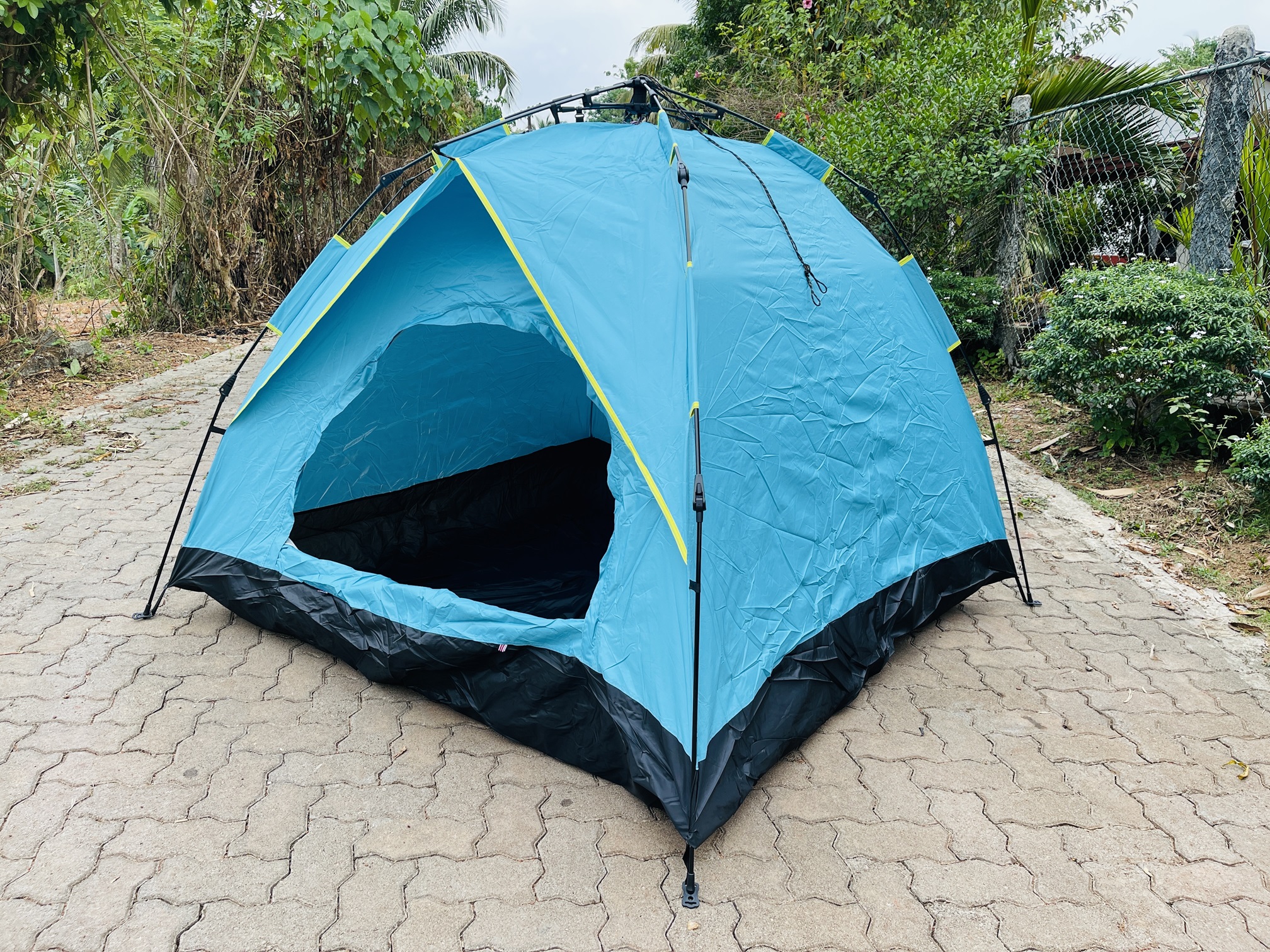 Automatic Camping Tent Backpack Tent Waterproof 3-4 Person Family ...
