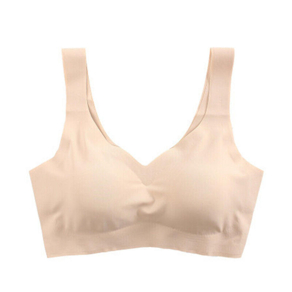 Stretchable Seamless Bra Skin friendly Comfortable Breathable Bralette ...
