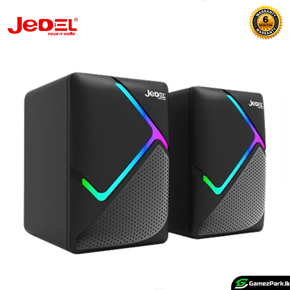 JEDEL S-526 Stereo Super Bass RGB Light PC Computer Speakers | Daraz.lk