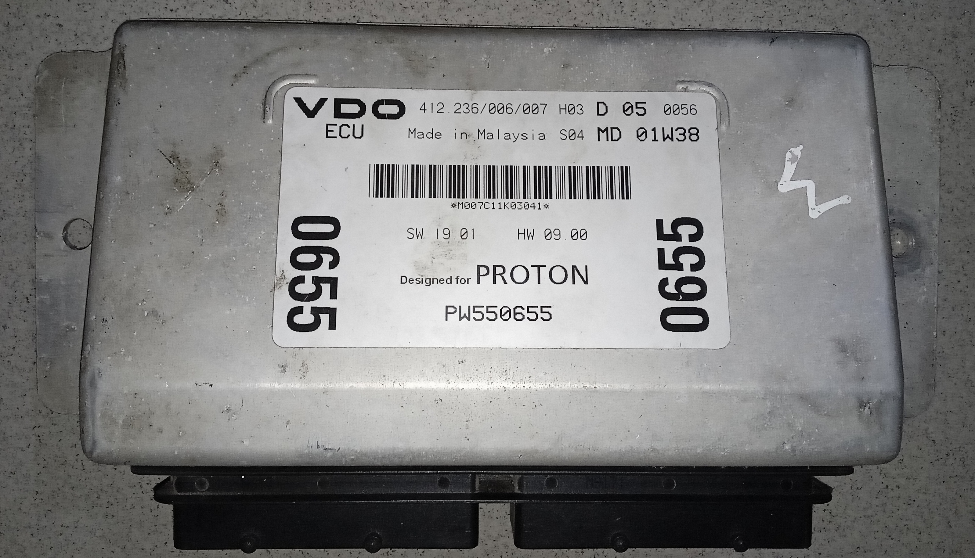Proton Wira VDO 1.5 ECU Electronic Control Unit PW550655 Recondition ...