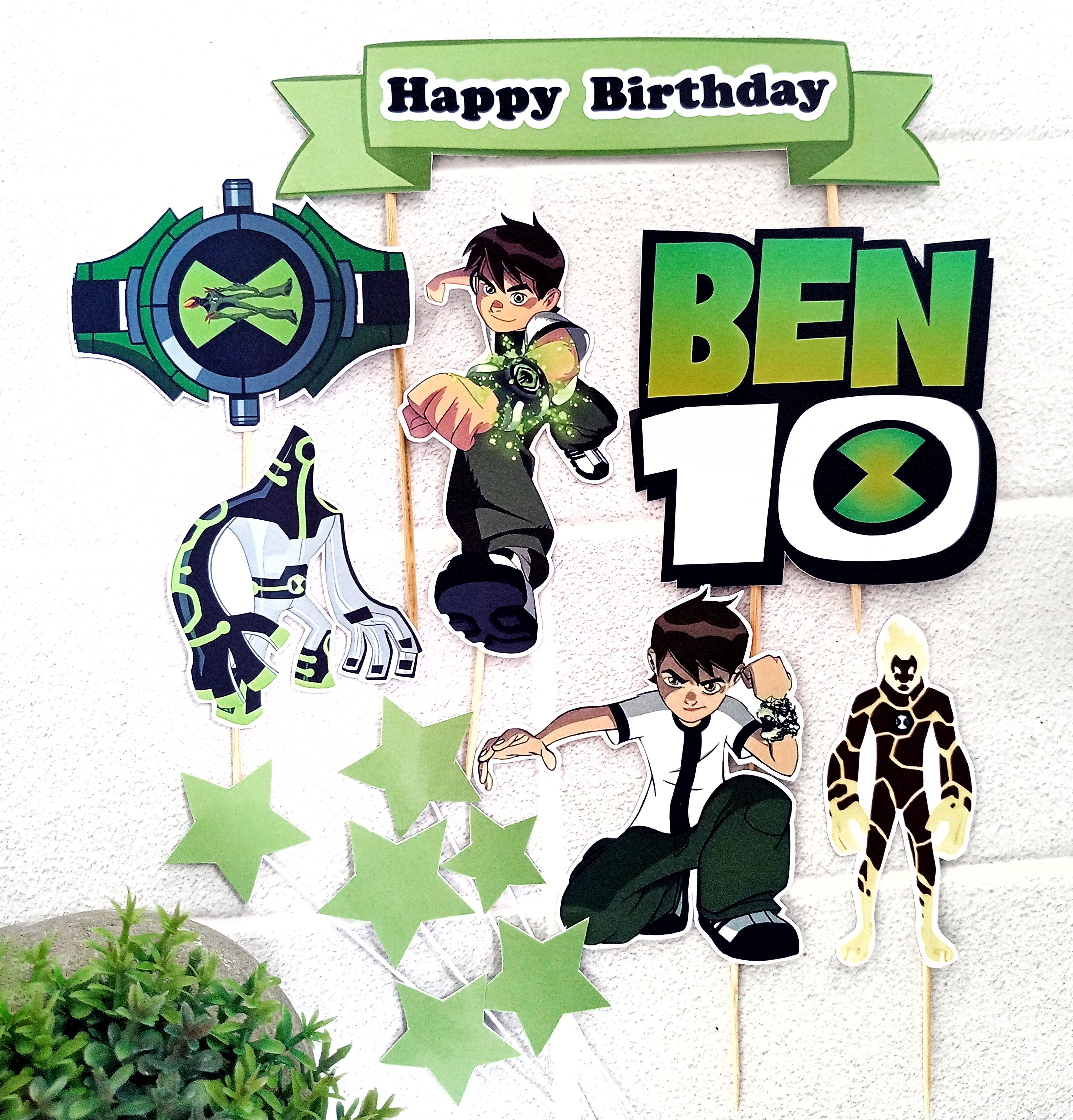 Ben Ten Picture Cake Topper /Ben 10 | Daraz.lk