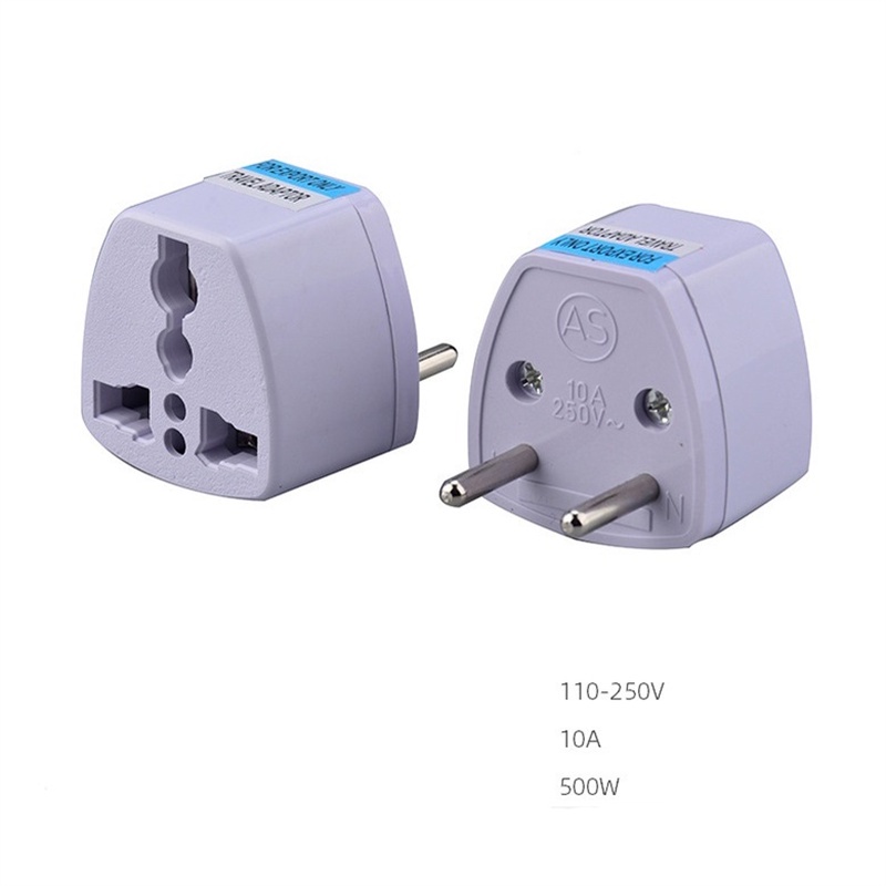 3 Pin-2 Pin Adapter Plug Universal Travel Power Converter US EU UK AU ...