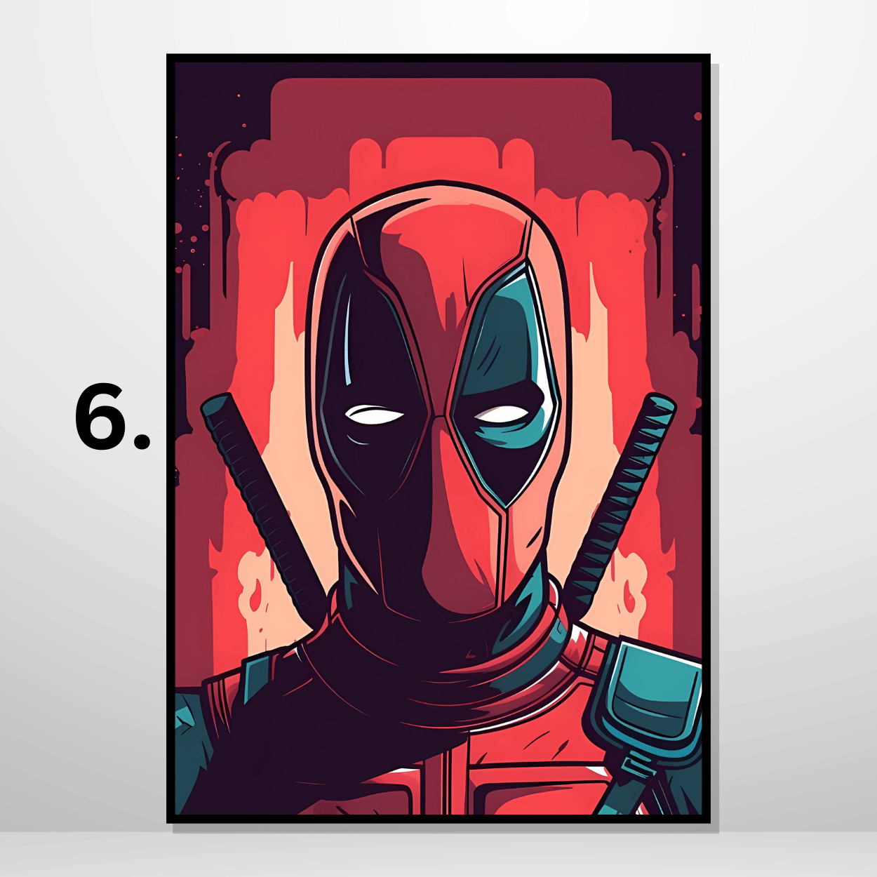 A3/A4 Size PVC Framed Wolverine Deadpool Marvel Superheros wall posters wall decorations for any ...