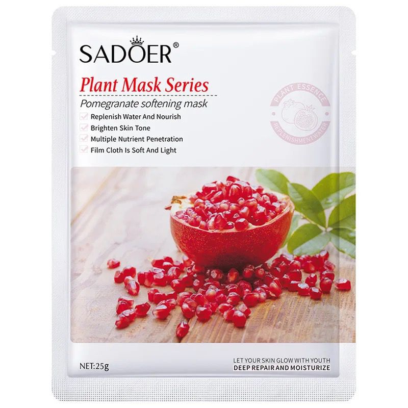 SADOER Plant Mask Series - Face Sheet Masks for Facial Skin Care help with Brightening ...