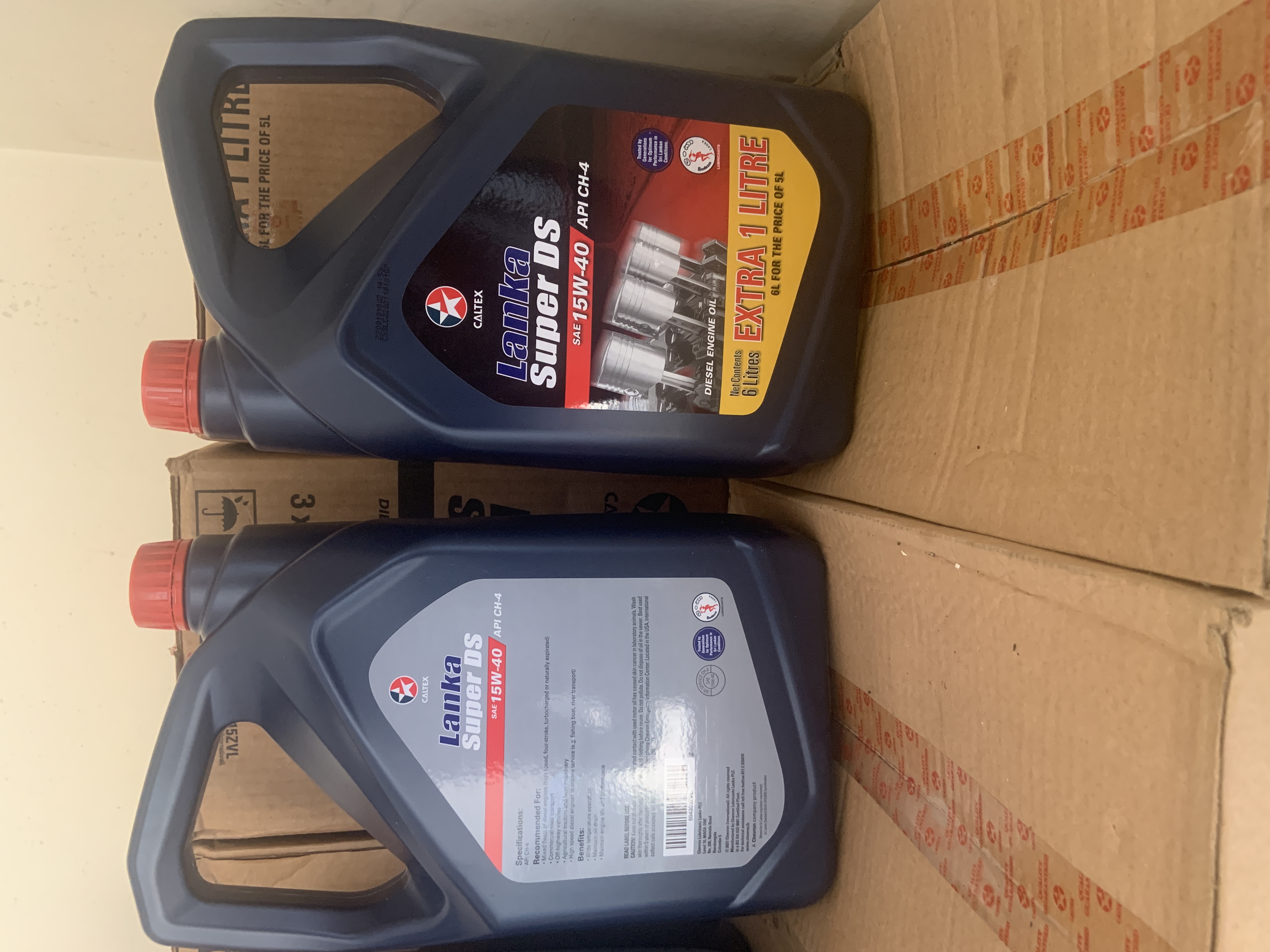Caltex DS 40 15W-40 Diesel Engine Oil (6L) | Daraz.lk
