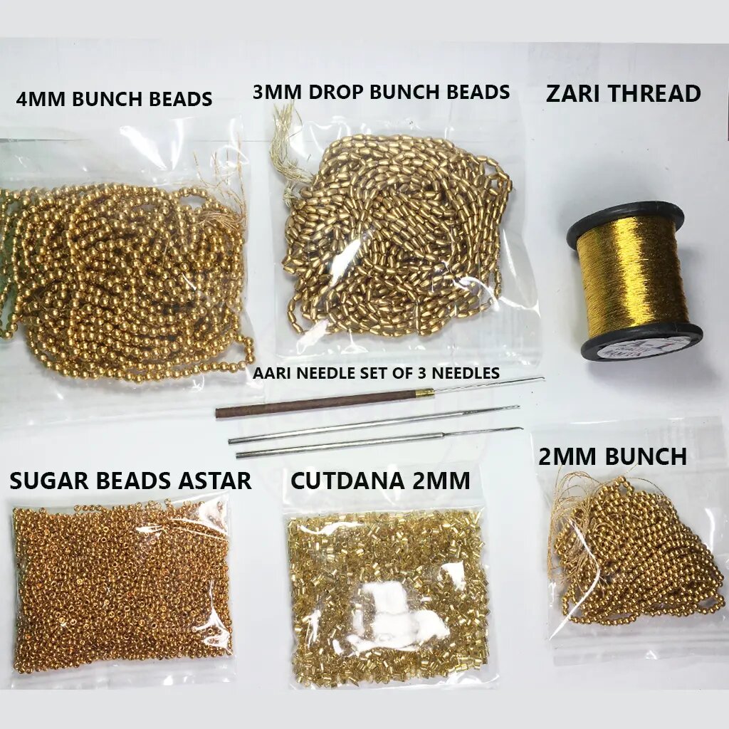 Aariwork Materials Combo Kit For Beginners (9 items) | Daraz.lk