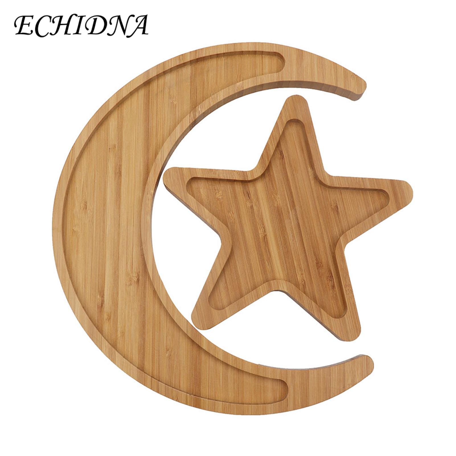 Nighttime Inspired Tray Set Handcrafted Moon Star Wooden Serving Tray ...