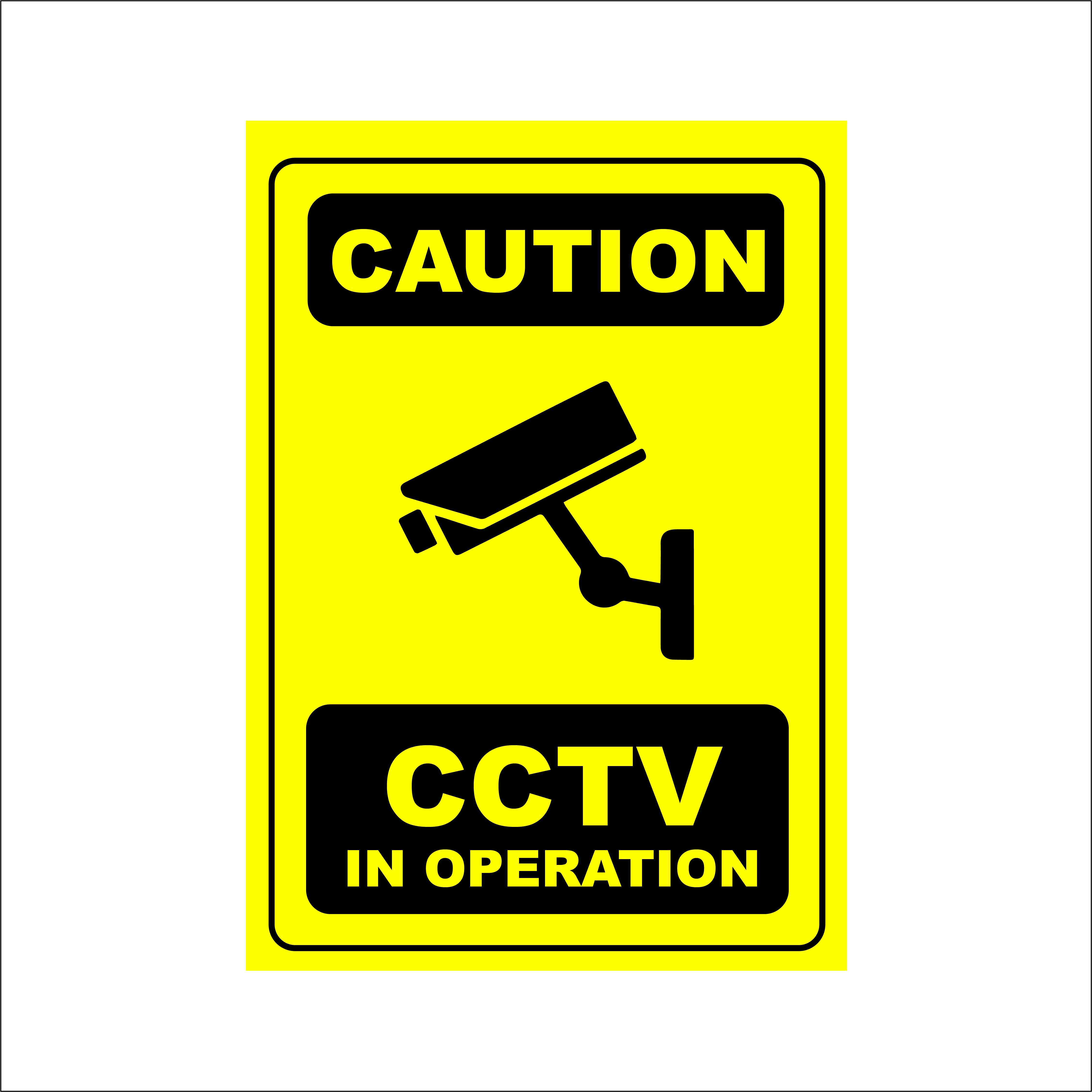 CCTV sign boards | Daraz.lk: Buy Online at Best Prices in Srilanka ...