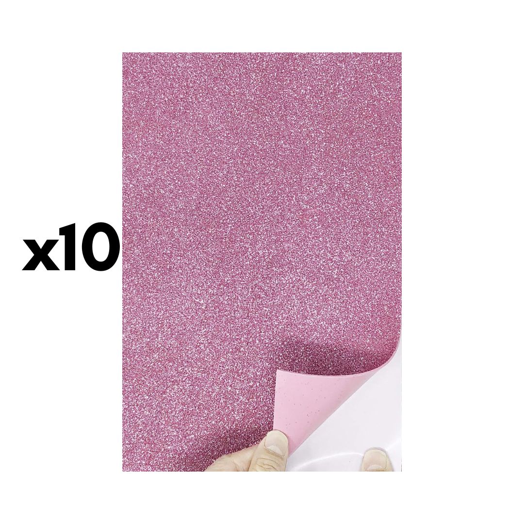A4 Size Glitter Foam Sticker Sheets, Adhesive Backing, For Paper Crafts ...