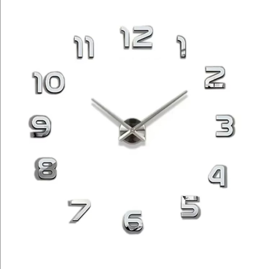 2025 Modern Design Large Wall Clock 3D DIY Quartz Clocks Fashion Watches Acrylic Mirror Stickers ...