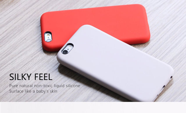 iPhone 6/ 6s Luxury High Quality bottom sealing style Silicon Back ...