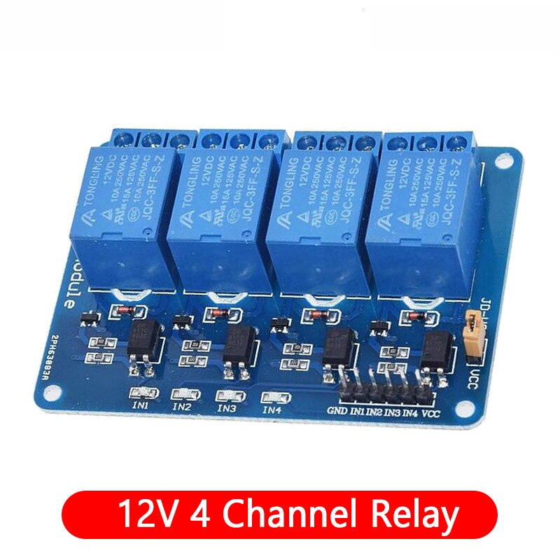 5v 12v 1 2 4 6 8 way relay module for arduino 1 2 4 6 8 channel relay ...