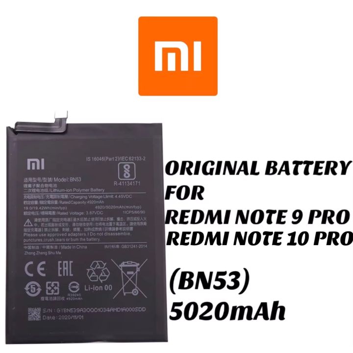Xiaomi Redmi Note 10 Pro Battery BN53 Replacement Premium Quality ... Xiaomi Redmi Note 10 Pro Battery BN53 Replacement Premium Quality ...