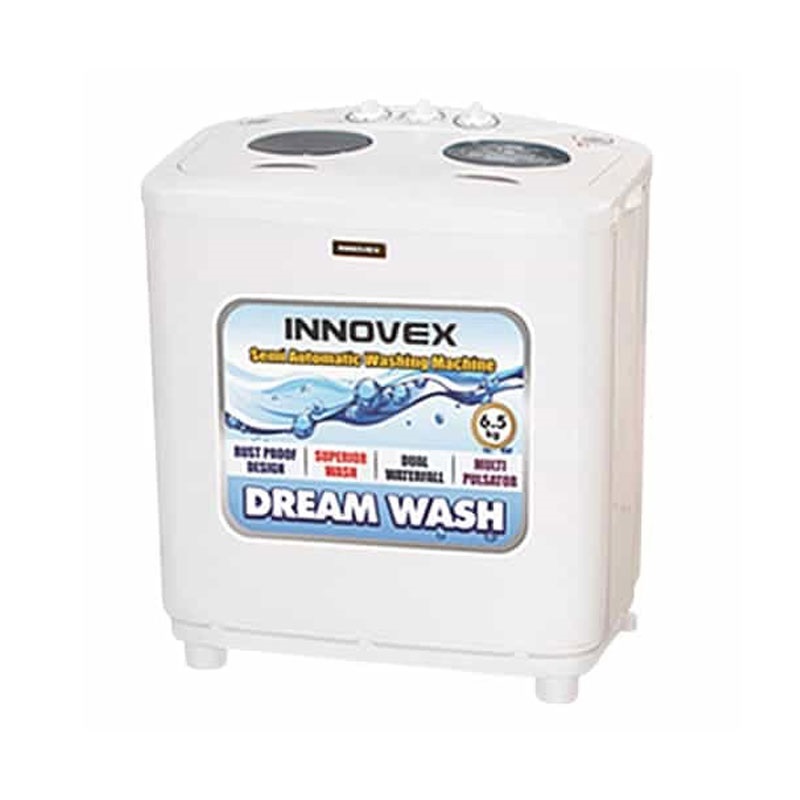 INNOVEX SEMI AUTOMATIC 6.5KG TOP LOADER WASHING MACHINE | Daraz.lk
