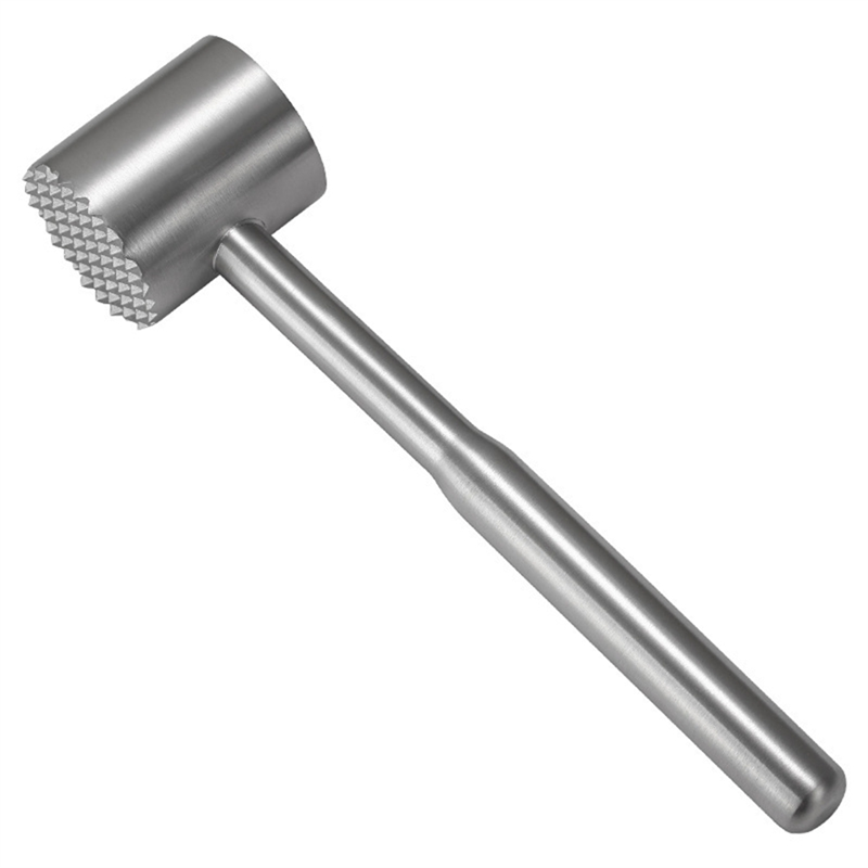 Meat Tenderizer Mallet,304 Stainless Steel Meat Hammer Pounder Flattner ...
