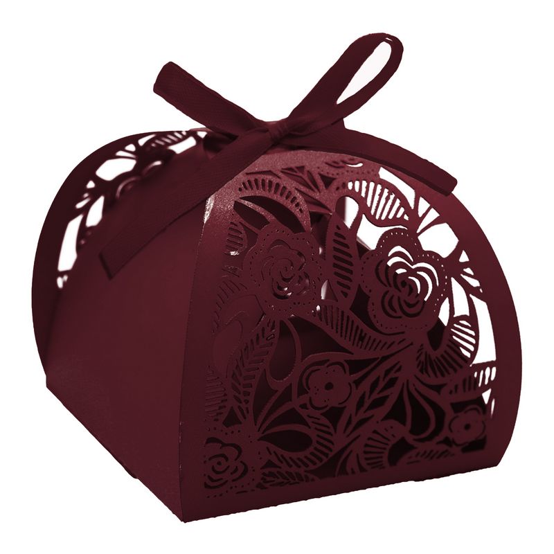 50pcs Wedding Cake Laser Cut boxes Party Sweets Candy Chocolate ...