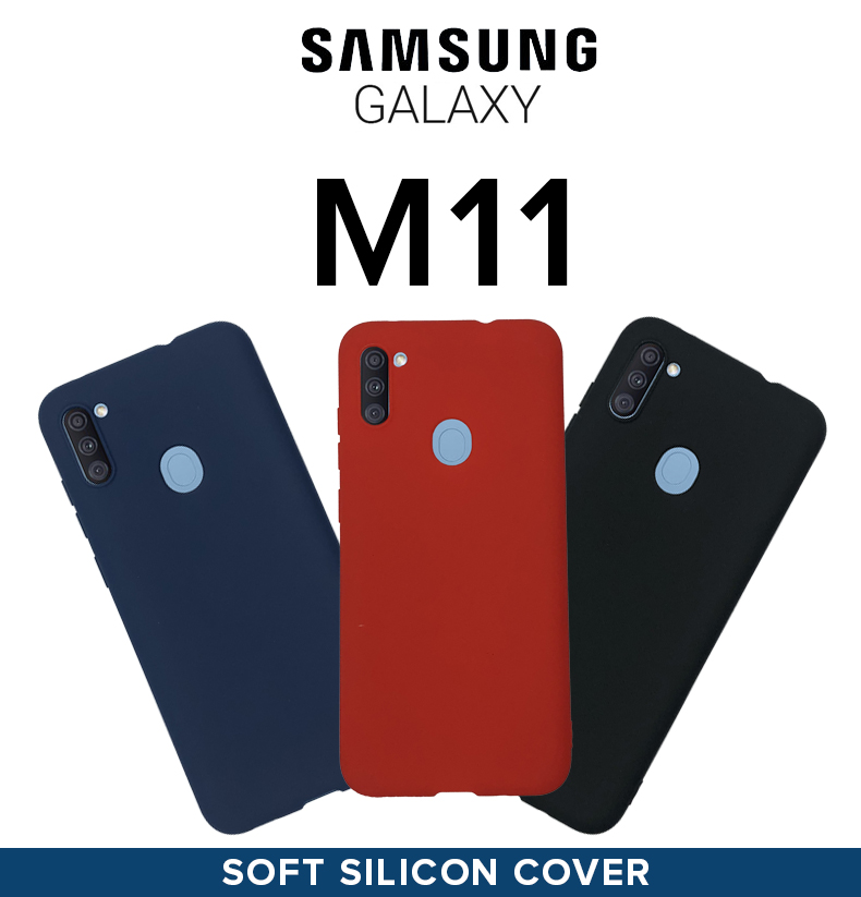 Ultra Slim Samsung Soft Silicon Case For Samsung Galaxy M11 Matte TPU ...