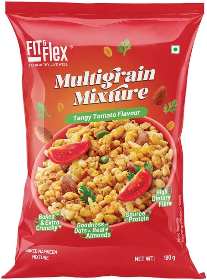 FIT & FLEX Multigrain Mixture | Tangy Tomato | Zero Cholesterol | Oat ...