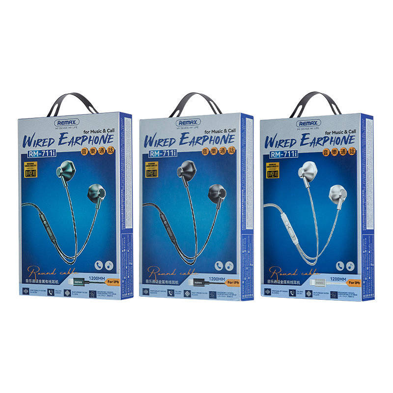 Remax Wired Headphones With built-in Remote Control Lightning 1.2m RM ...