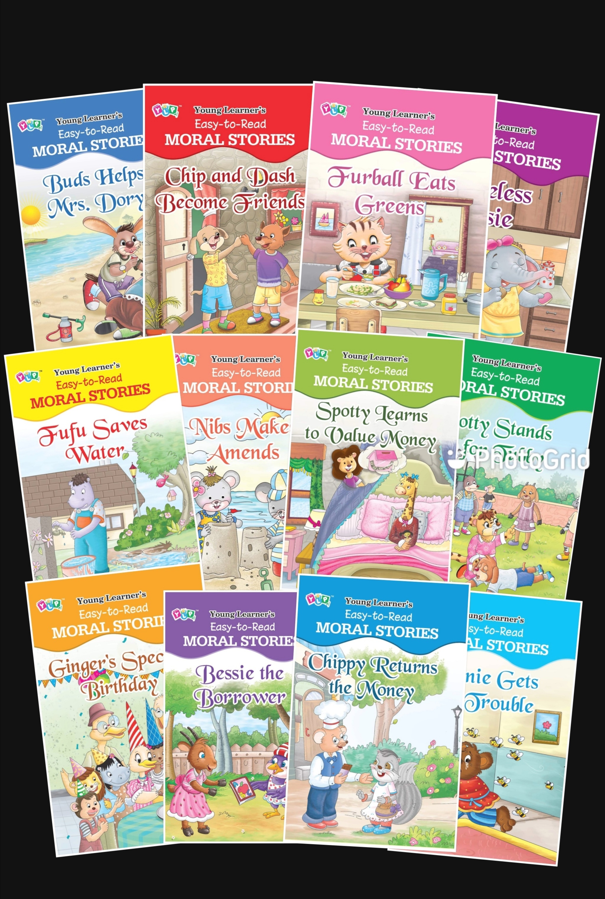 Easy To Read Moral Stories - 12 Books Children English Story Books ...
