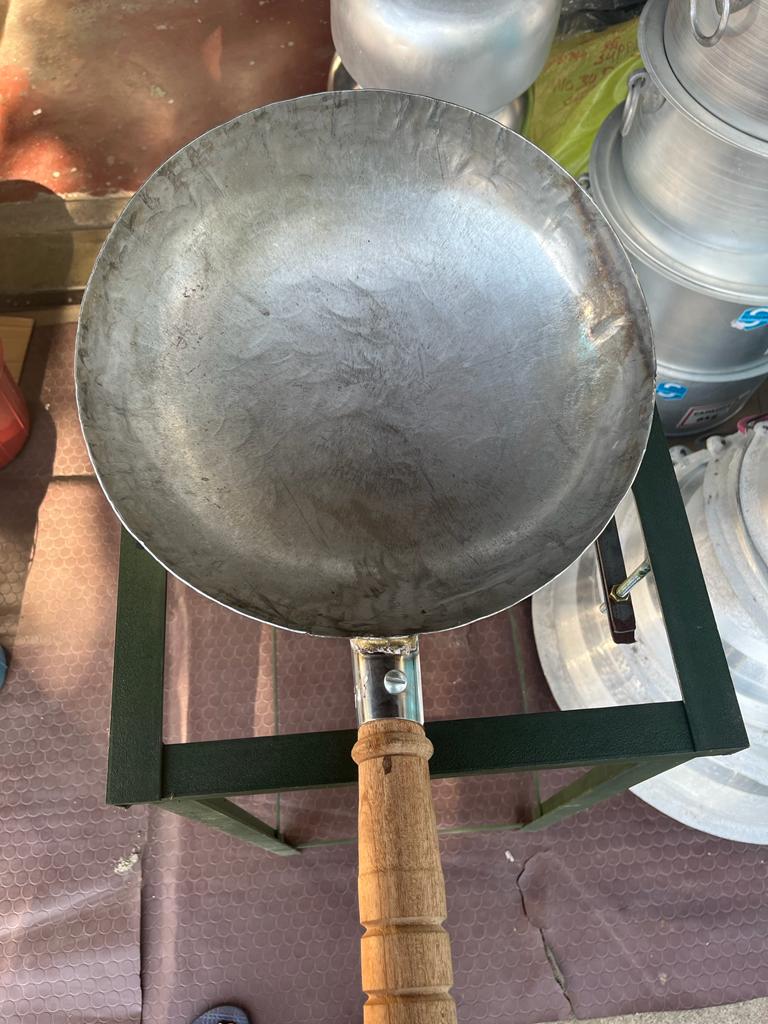 stainless steel rice pan Wok pan / koththu pan high quality (no 14 ...