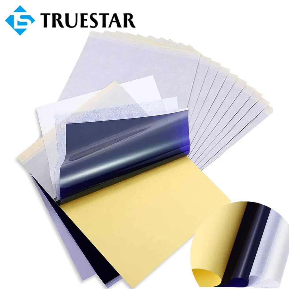 Tattoo Transfer Paper 10/5/2PCS 4 Layers Tattoo Thermal Stencil Papers ...