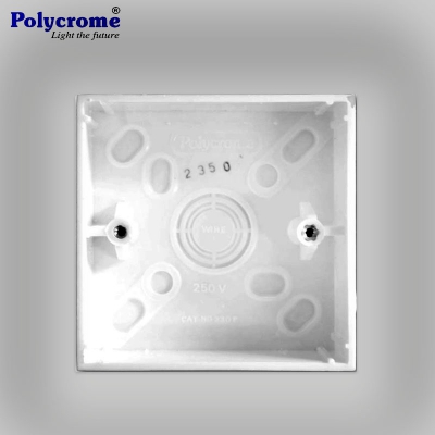 Sunk box single sun box one way polycrome electric switch 13a plug base ...