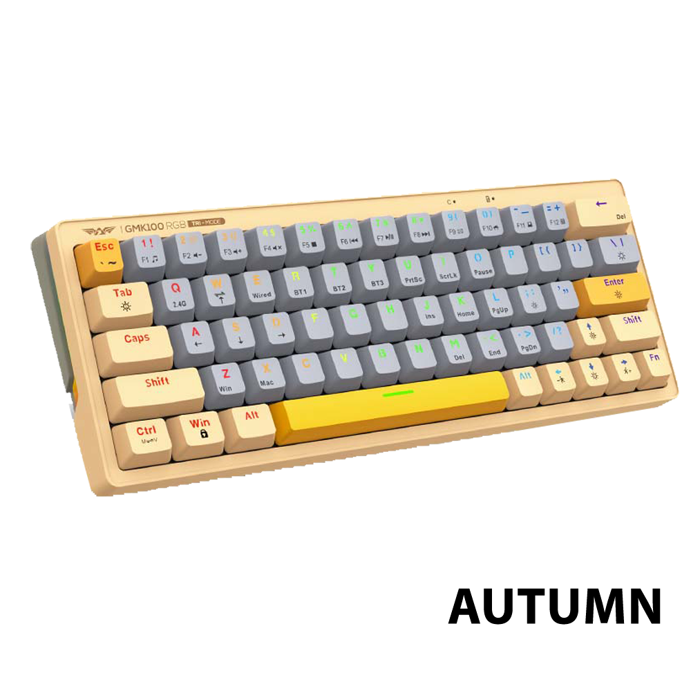 Armaggeddon GMK-100 RGB Gasket Mechanical Keyboard | 3 Modes | 2.4G ...