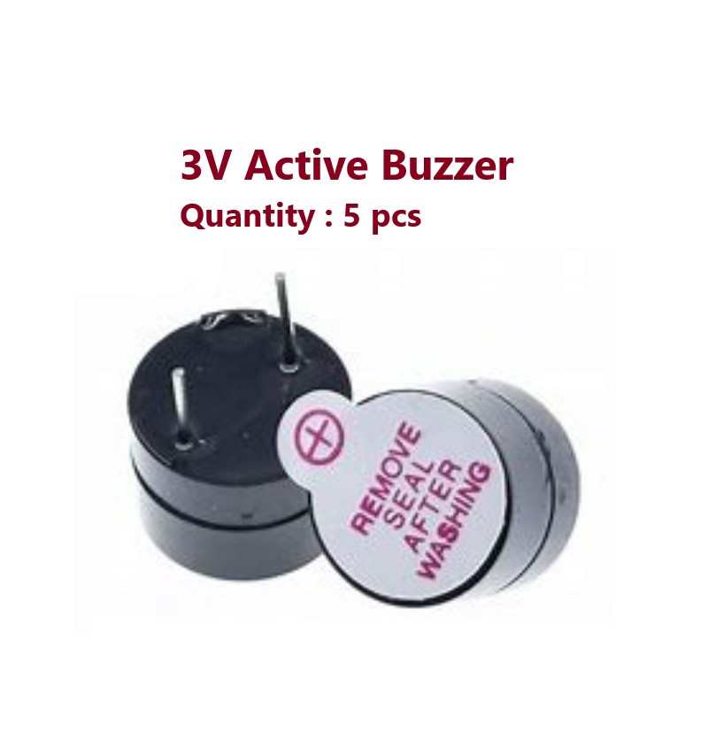 5 pcs of 3V Active Buzzer for Arduino | Daraz.lk