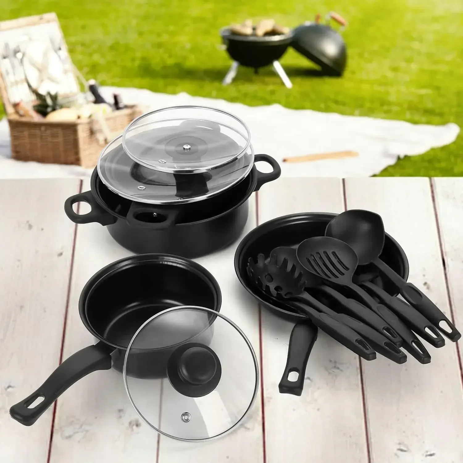 13 pcs Cookware Set | Daraz.lk