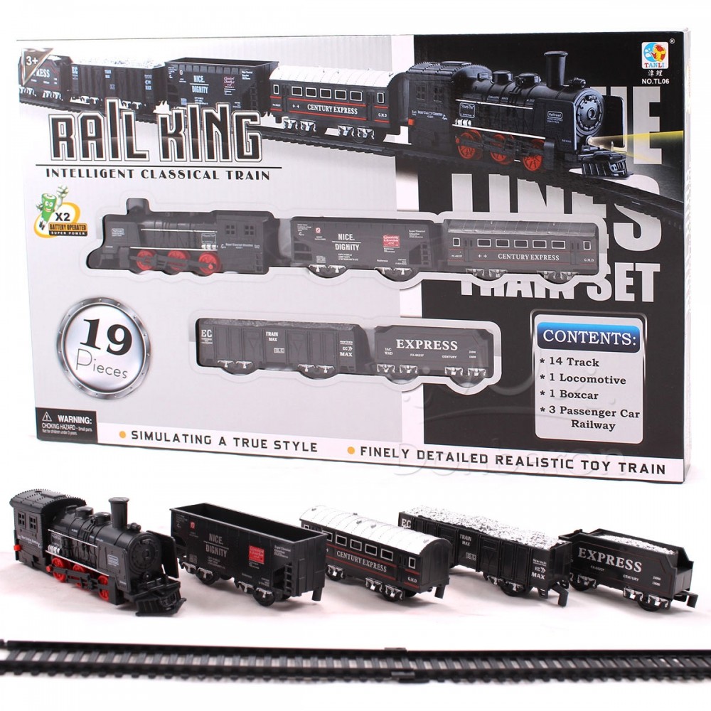 19 Pcs Train Track and Coach Set Toys for Children | Daraz.lk