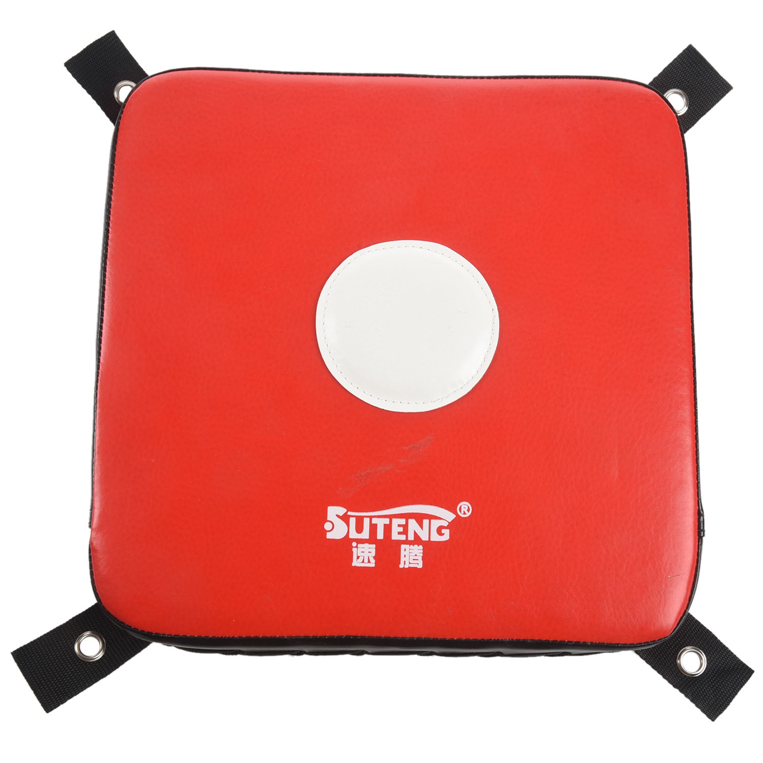 Red White Faux Leather Sandbag 30x30x5Cm | Daraz.lk