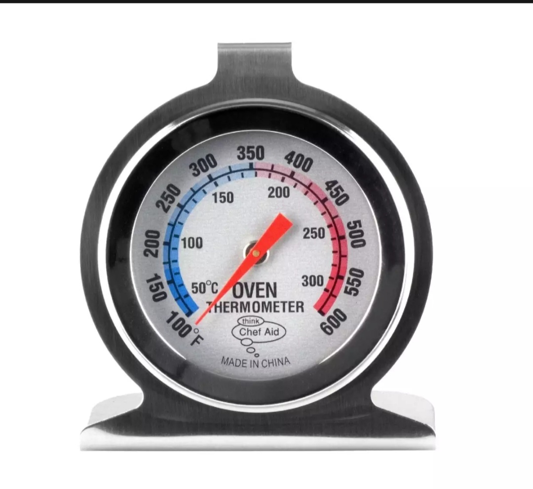 Freezer/Oven Thermometer Bbq Grill Temperature Gauge Stainless Steel ...