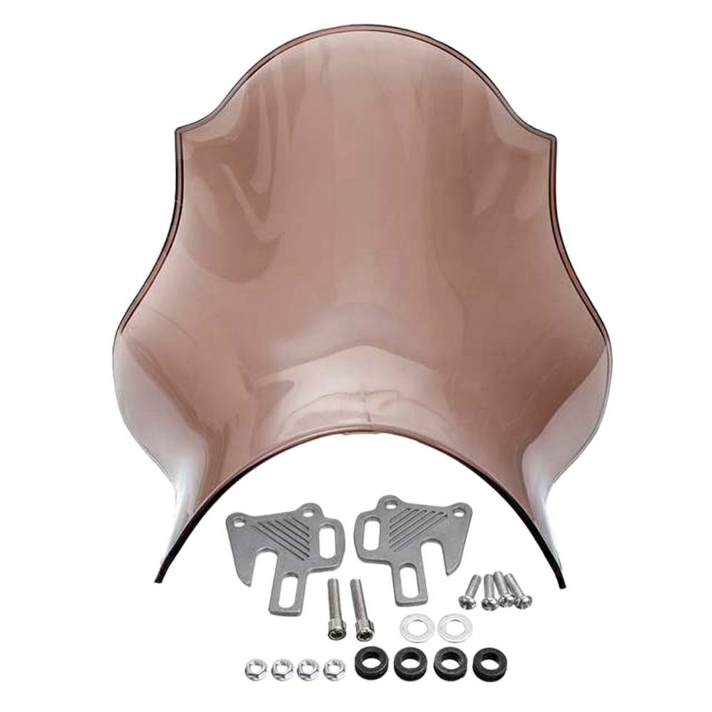 ABS Universal Motorcycle Front Windshield WindScreen for /// Deflector ...