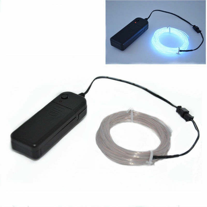 In Stock 100CM/300CM/500CM 3V EL Wire Cool Light Car Flash Glow ...