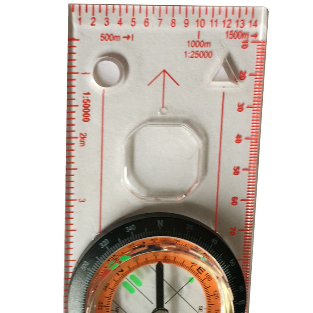 Baseplate Ruler Compass Map Scale Magnifier With Strap OCOMP7198 | Daraz.lk