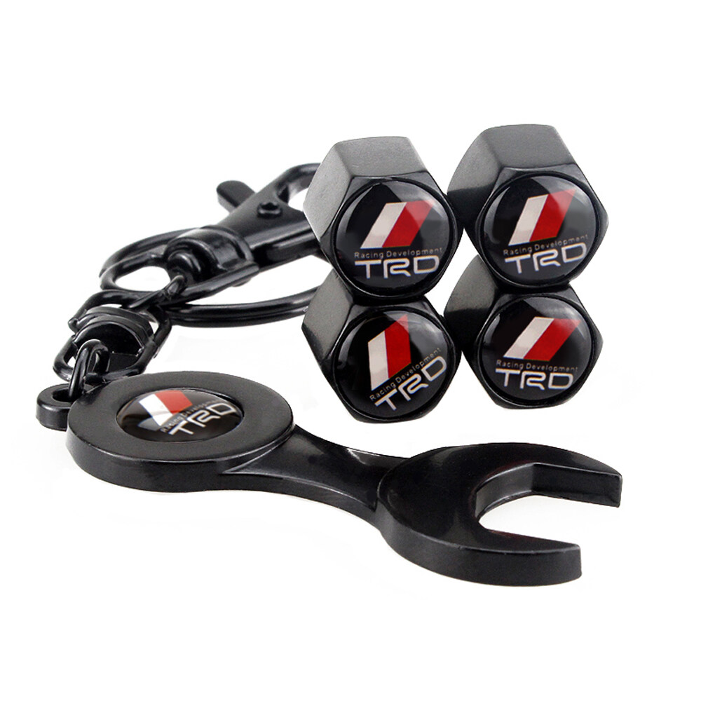 4 Pieces Automotive High Quality Zinc Alloy Tire Valve Caps With one ...