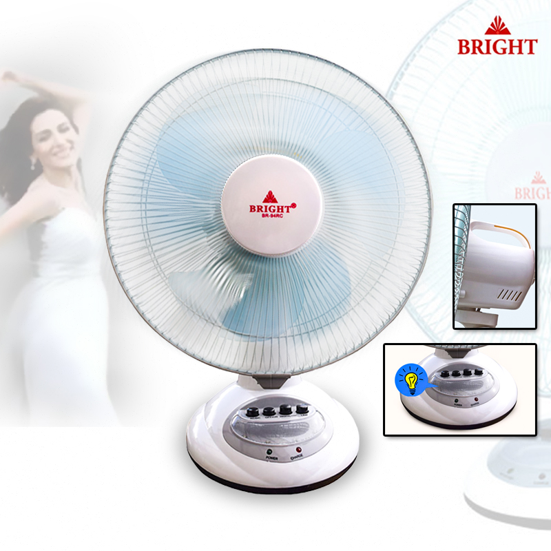 Bright Rechargeable Table Fan BR-92RC | Daraz.lk