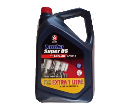 Caltex Lanka Super DS 15W-40 Engine Oil For Diesel Vehicles 5L + 1L ...