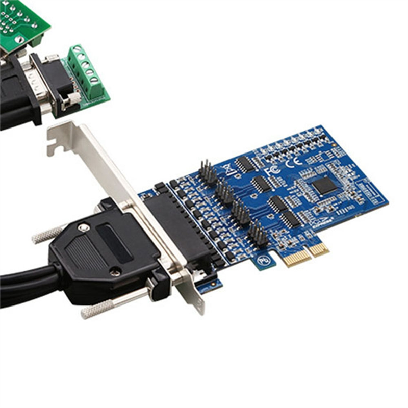 1 Piece PCI Expansion 4 Ports RS422 RS485 Expansion Card PCI-E to RS ...