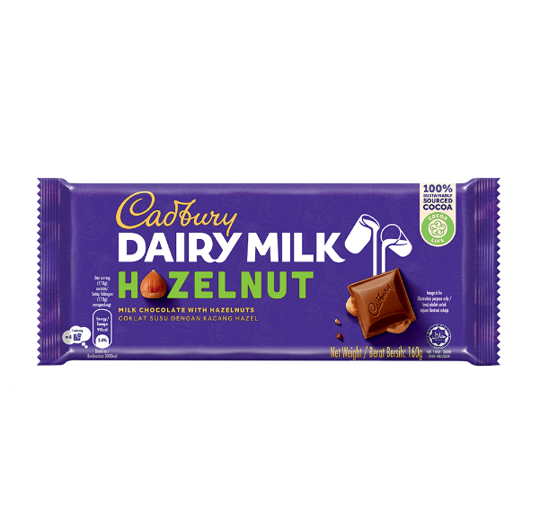 Cadbury Dairy Milk Chocolate With Hazelnut 160g | Daraz.lk