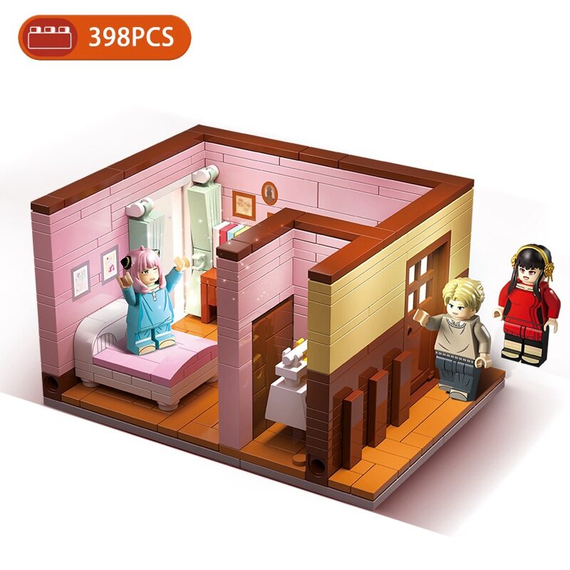 SPY FAMILY Building Blocks Spy's Home Anya Forger Yor Forger Twilight ...