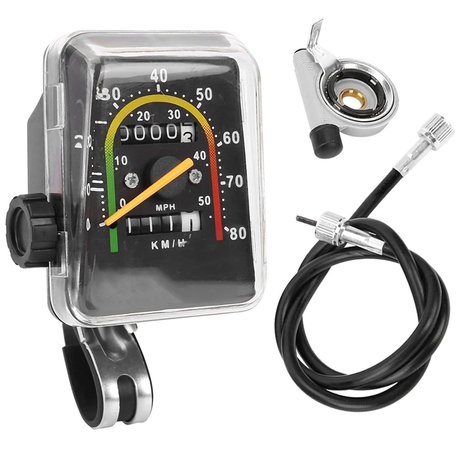 Bicycle Speedometer Resettable Analogue Odometer Speedometer Classic ...